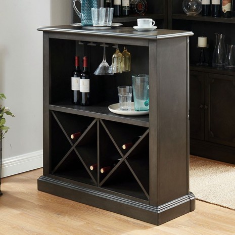 Furniture of America Curio Cabinet Voltaire