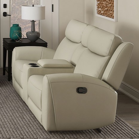 Furniture of America | Jacobus | Manual Recliner Loveseat w/ Console