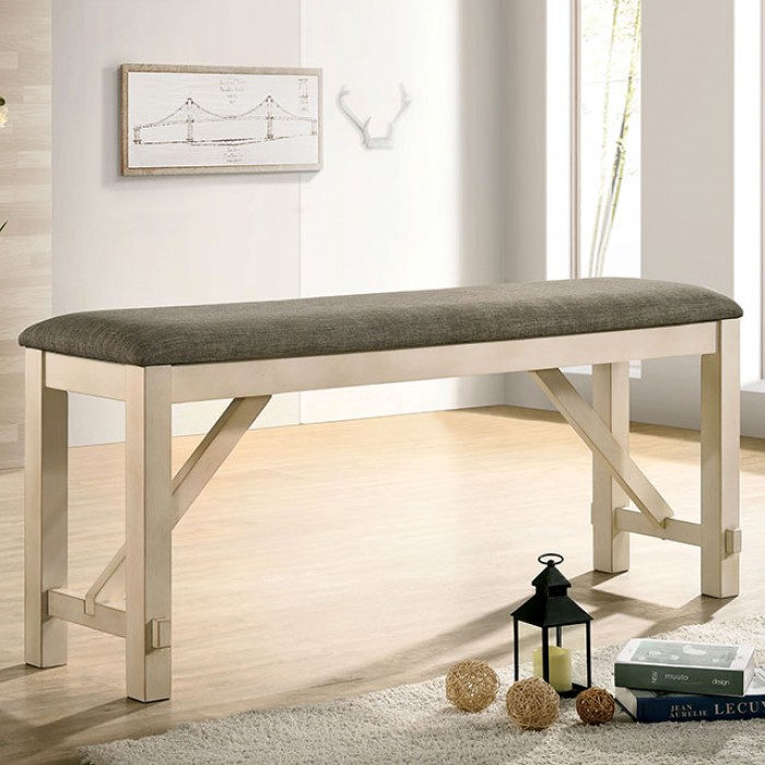 Furniture of America | Jamestown | Counter Ht. Bench