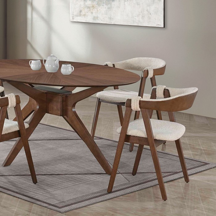 Furniture of America | Ebikon | Oval Dining Table
