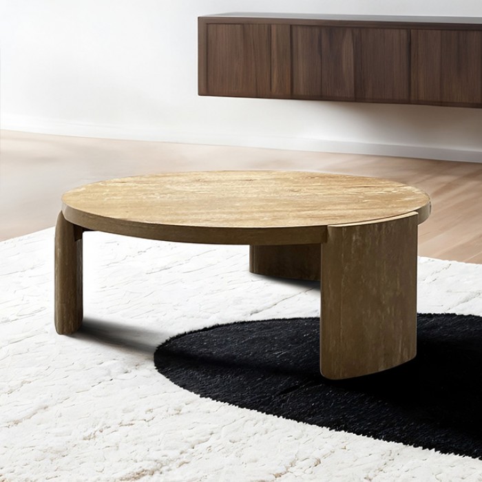 The Poltimore Round Cocktail Table (FM4220AK-C) available at Yamada ...