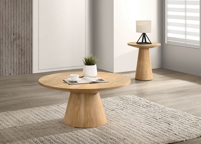 Furniture of America | Halewood | 36" Round Cocktail Table