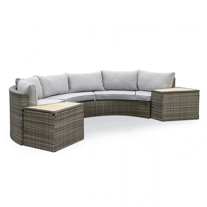Furniture of America | Barbuda | 6 Pc. Sectional Sofa w/ 2 End Tables