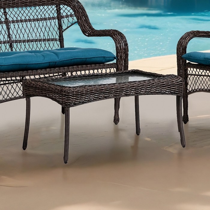 Furniture of America | Oliveri | Wicker Coffee Table