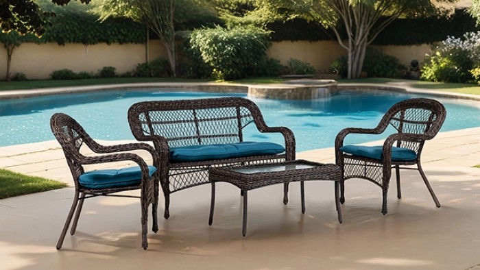 Furniture of America | Oliveri | 4 Pc. Outdoor Set