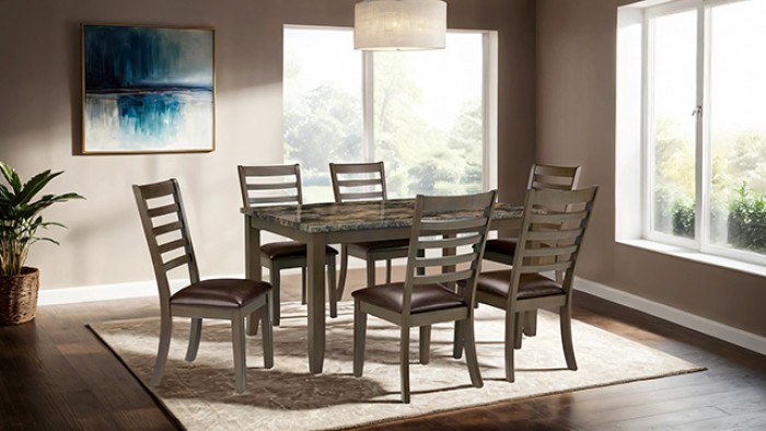 Furniture of America | Adia | 7 Pc. Dinning Table Set